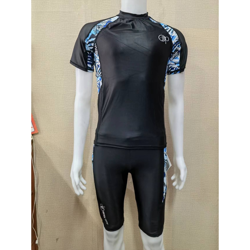 COD [#123] OP ocean power rash guard terno short sleeve with tokong ...