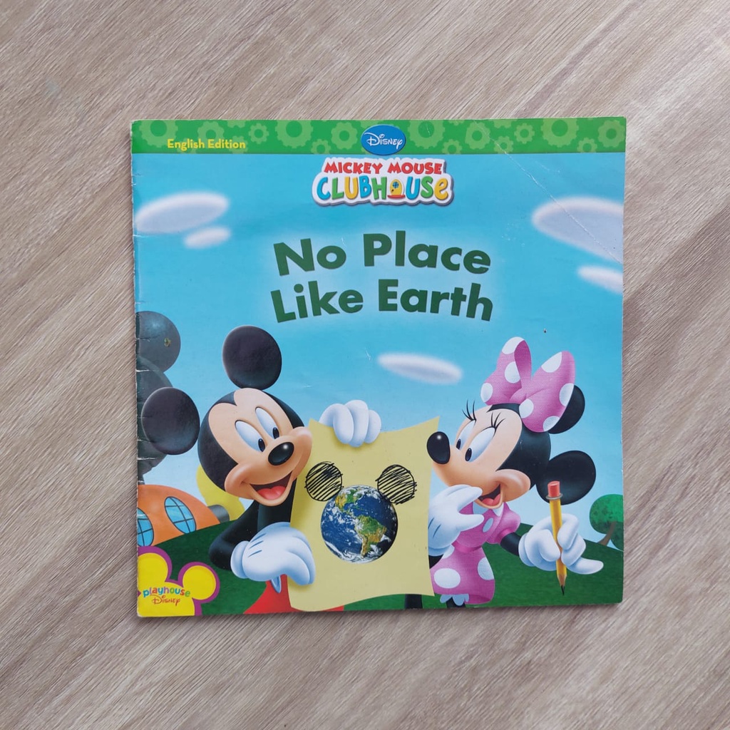 No PLACE LIKE EARTH ENGLISH MICKEY MOUSE CLUBHOUSE DISNEY | Shopee ...