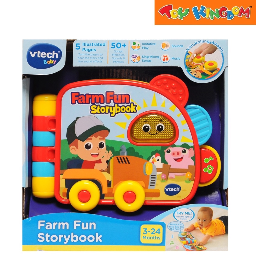 VTech Baby Farm Fun Story Book | Shopee Philippines