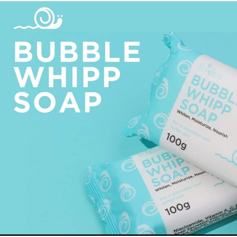 HER SKIN BUBBLE WHIPP SOAP with mesh net (single) | Shopee Philippines