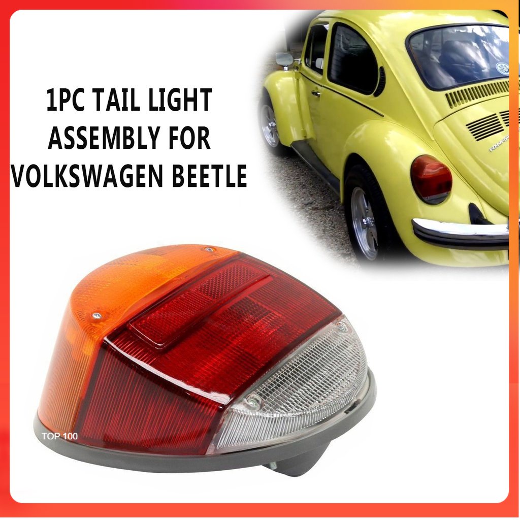 1PC TAIL LIGHT ASSEMBLY VOLKSWAGEN BEETLE VW BUG & SUPER BEETLE 1973 ...