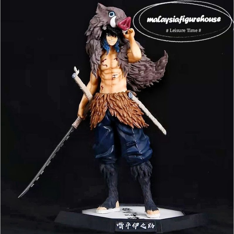 30CM DEMON SLAYER CHENG ANIME HASHIBIRA INOSUKE COPY RESIN GK FIGURE ...