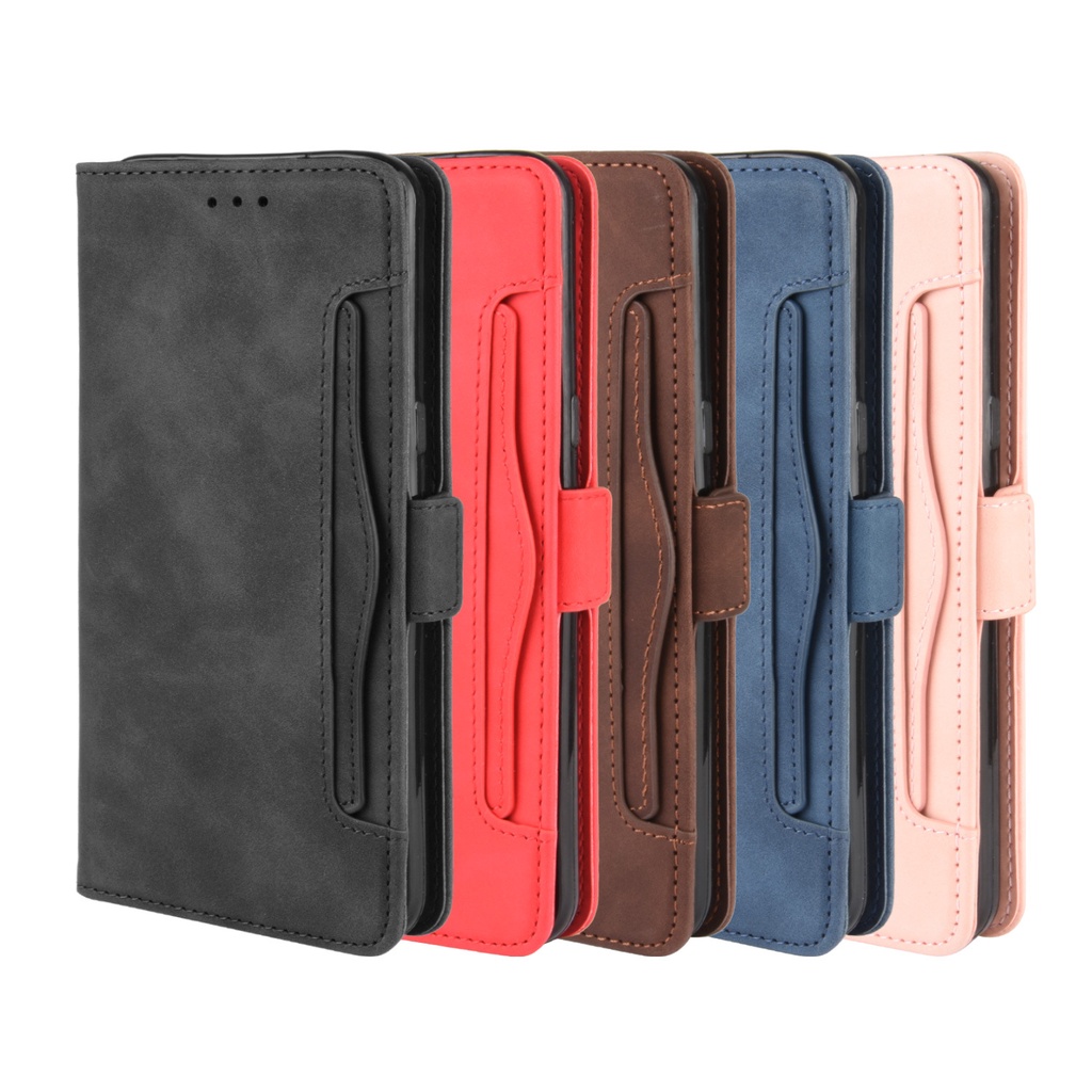 LG V60 Phone Case V60 ThinQ 5G Multi-Card Slot Flip Leather V60 Wallet ...