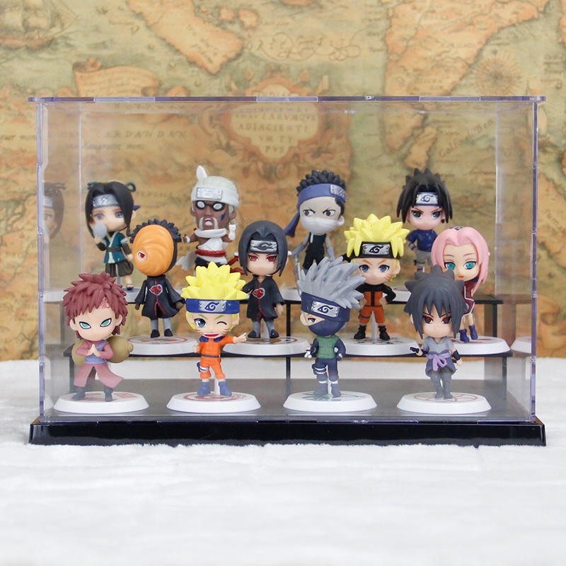 6pcs/set Naruto Kakashi Sakura Sasuke Anime Figures Collection Kids Toy ...