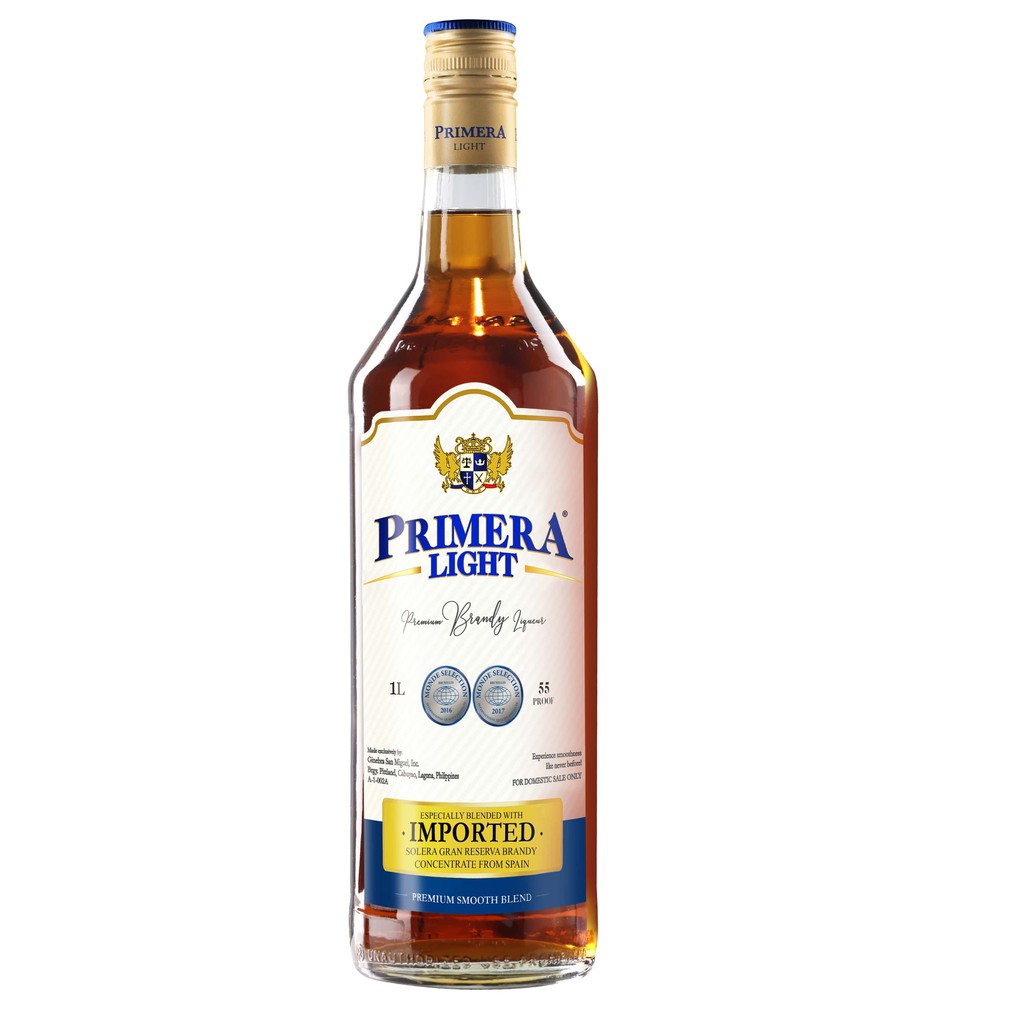 Primera Light Brandy (Sulitro) 1 Liter | Shopee Philippines