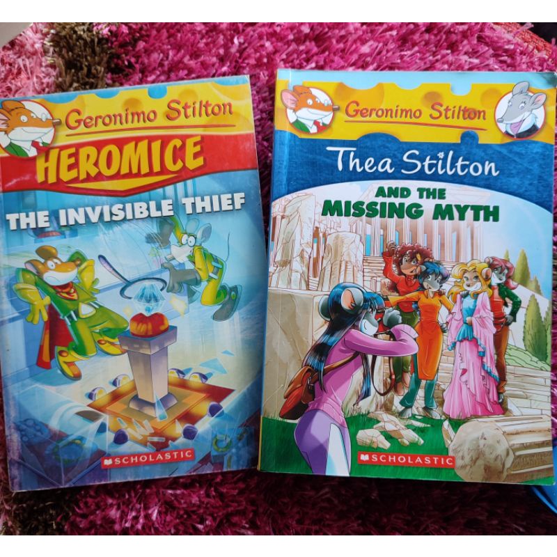 Kalibruhan:Geronimo Stilton books: Heromice The Invisible Thief/ Thea ...
