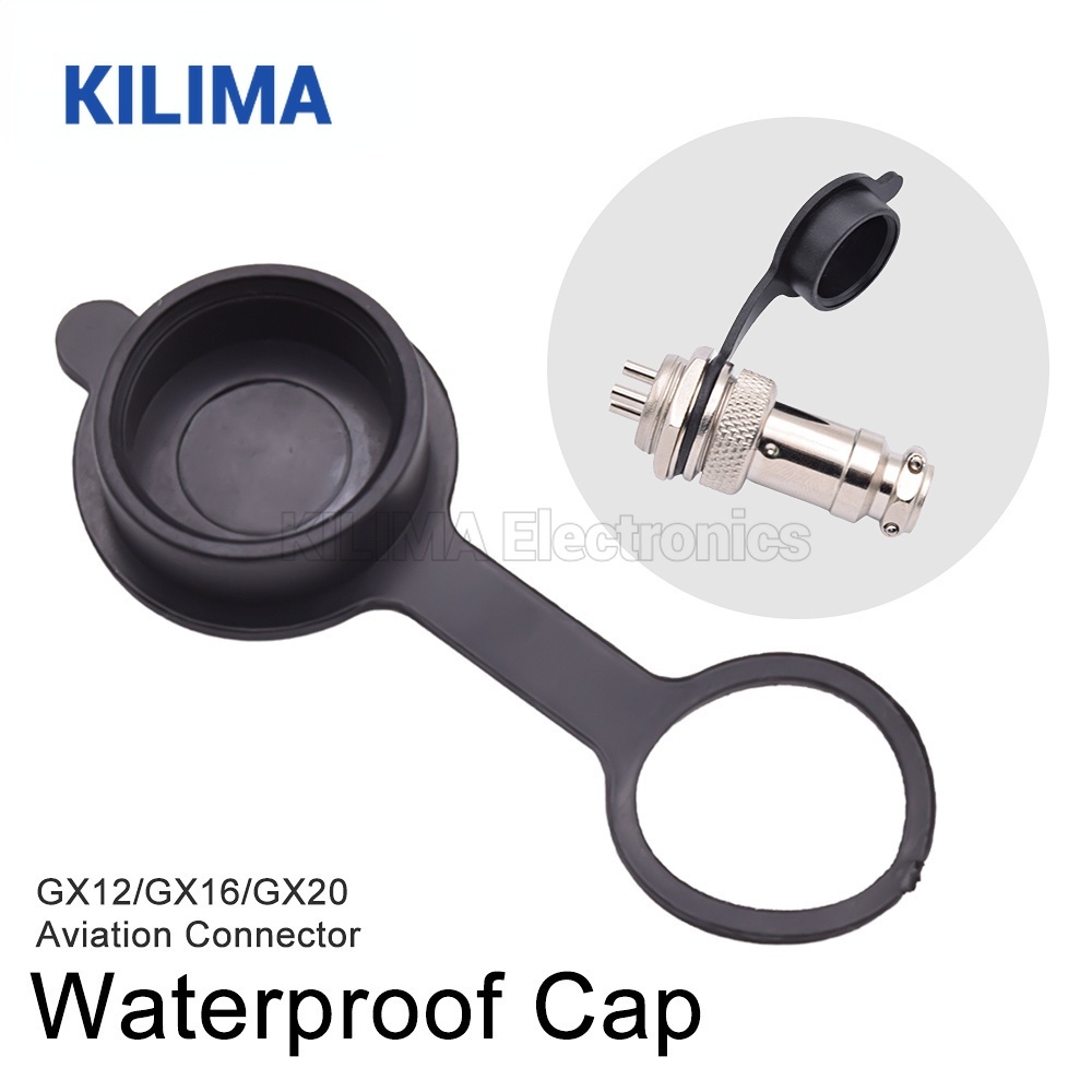 10Pcs GX12 GX16 GX20 Aviation Circular Plug Socket Waterproof Dust Cap ...