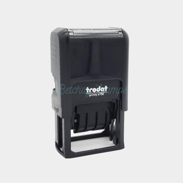 Betchay Stamp Trodat 4750 Dater! Customizable Dater Rectangle! | Shopee ...