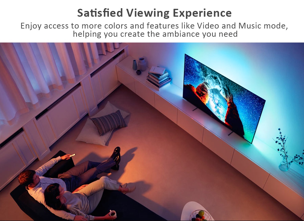 Ambient TV PC Backlight LED Strip Lights For HDMI Devices USB Tape ...