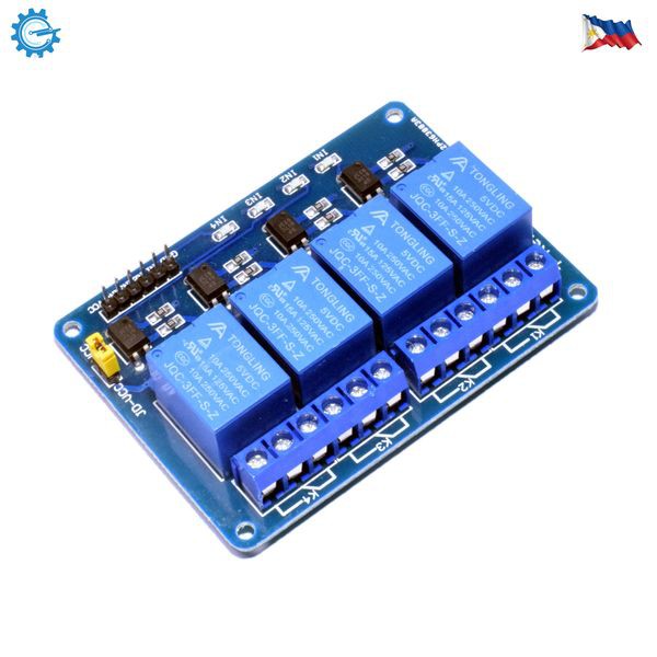 4 channel 5V Relay Module SPDT Opto Isolated | Shopee Philippines