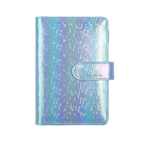 Textured Macaron Detachable Loose-leaf PU A6 Notebook Organizer Binder ...