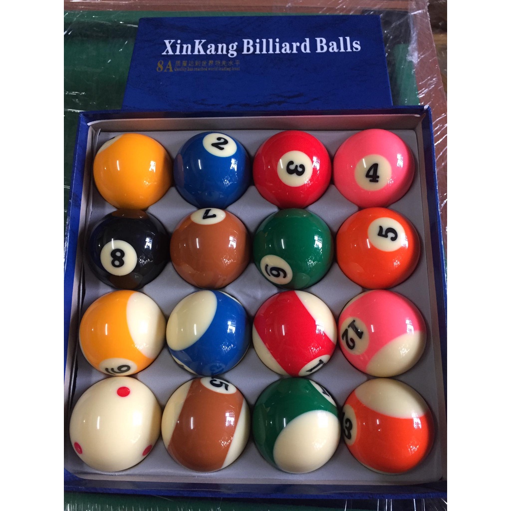 XINKANG TV PRO CUP BILLIARD BALL SET / BOLA SA BILYARAN | Shopee ...