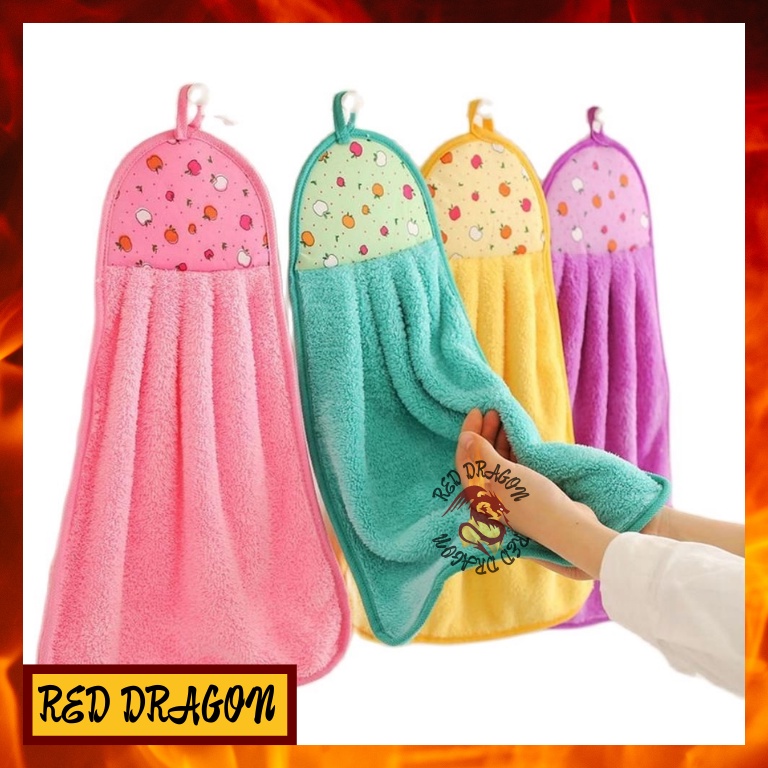 Microfiber Ref Hand Towel Kitchen Refrigerator Bathroom Plate Dry ...