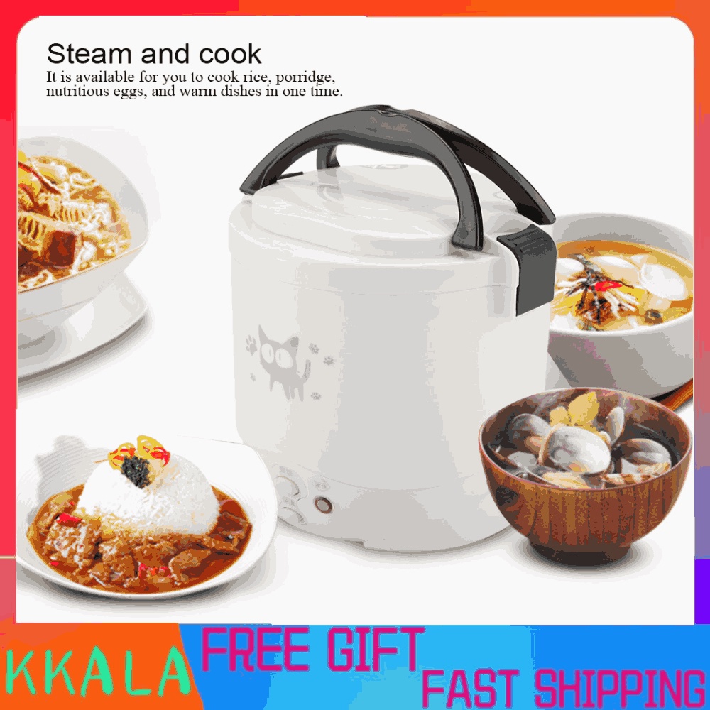 KKALA 24V 130W 1L Electric Portable Multifunctional Rice Cooker Food ...