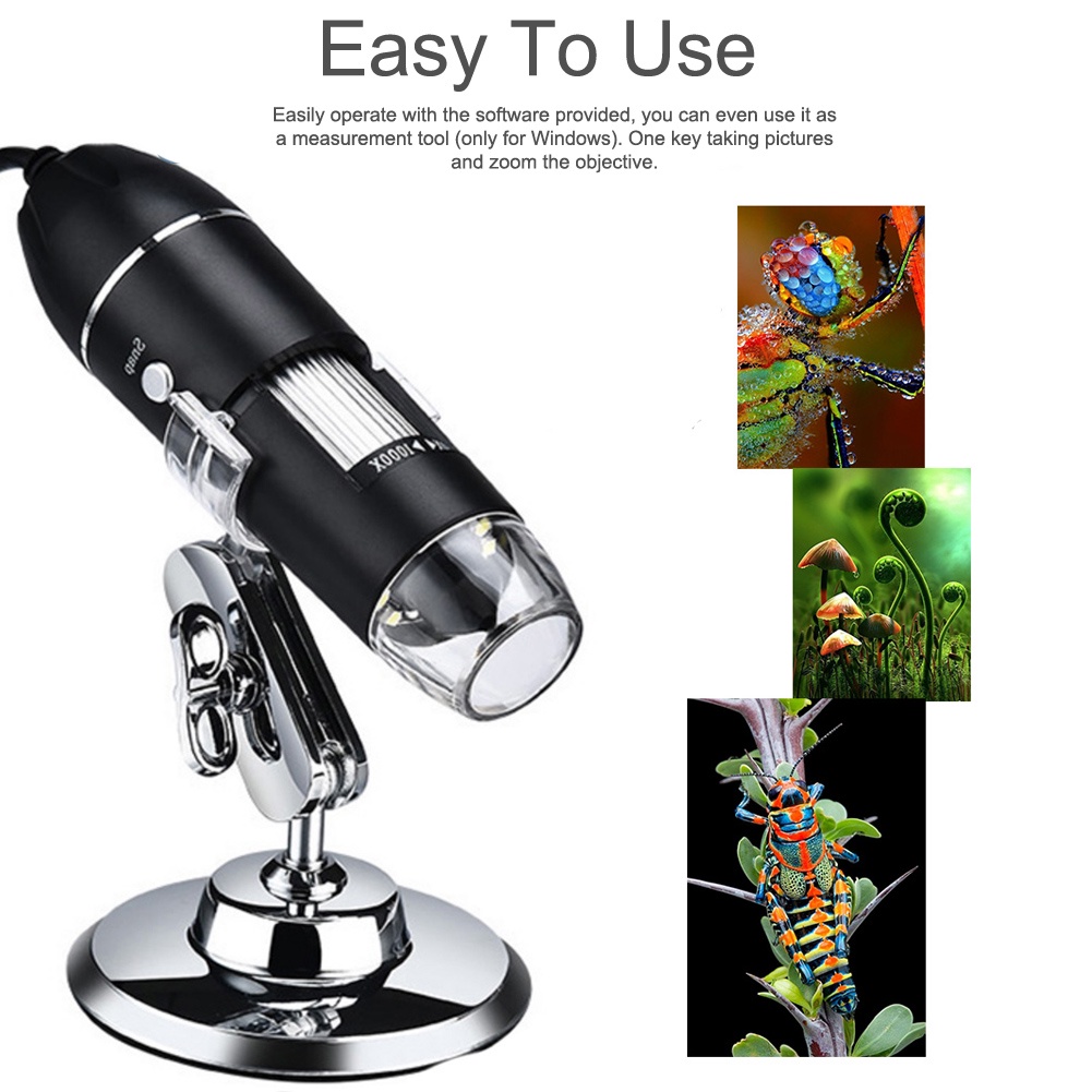 3 In 1 Biological Magnification Universal HD Laboratory USB Digital ...