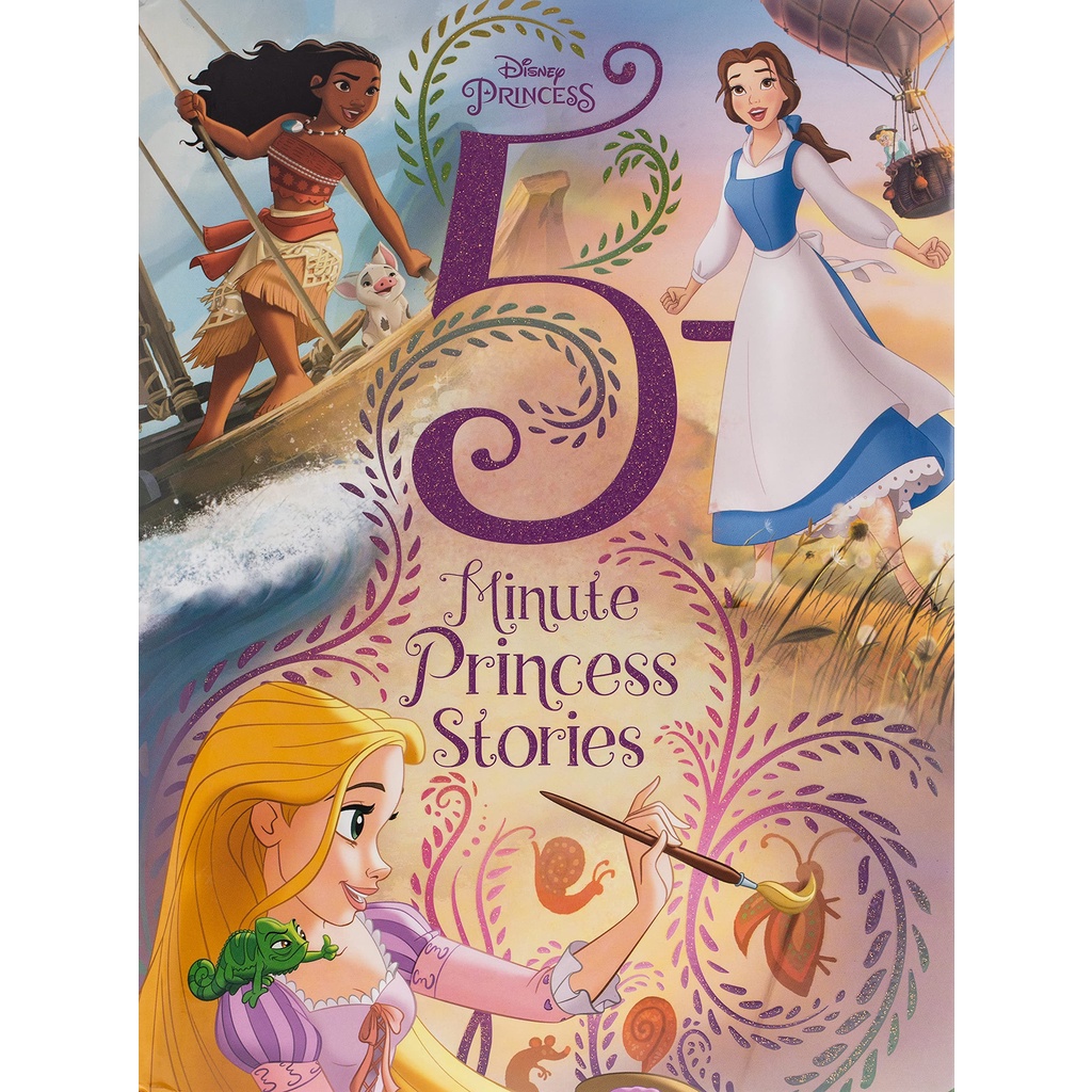 Disney Princess 5-Minute Princess Stories Hardcover by Disney Books ...