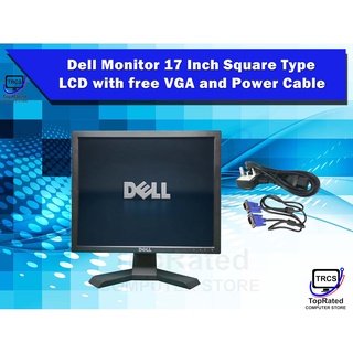 Computer Desktop Monitor 17 Inch Square Type LCD with free VGA and ...