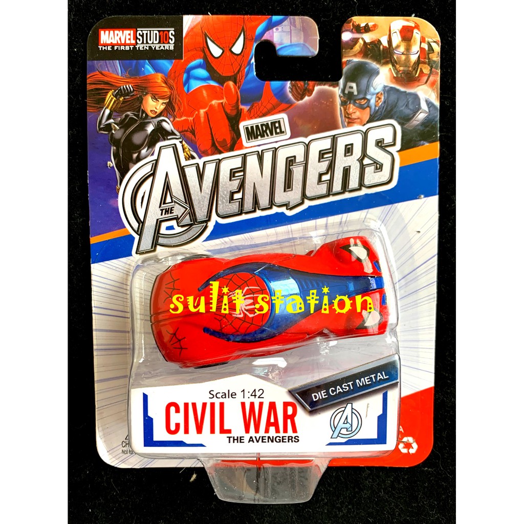 AVENGERS SUPER HERO SPIDERMAN SPIDER MAN MATCHBOX MINI TOY CAR | Shopee ...