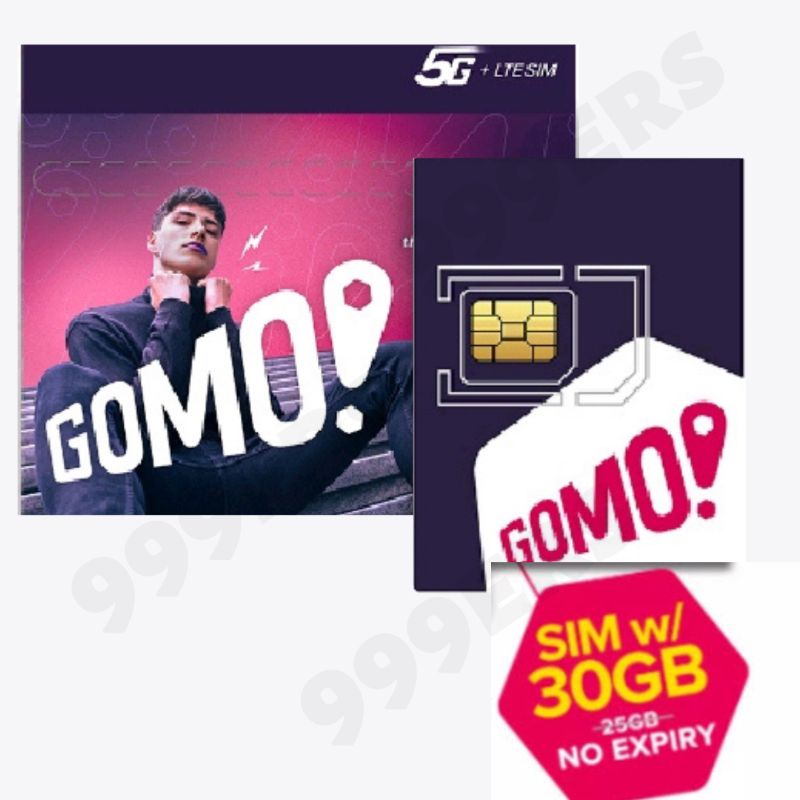 GOMO SIM 30GB NO EXPIRY DATA | Shopee Philippines