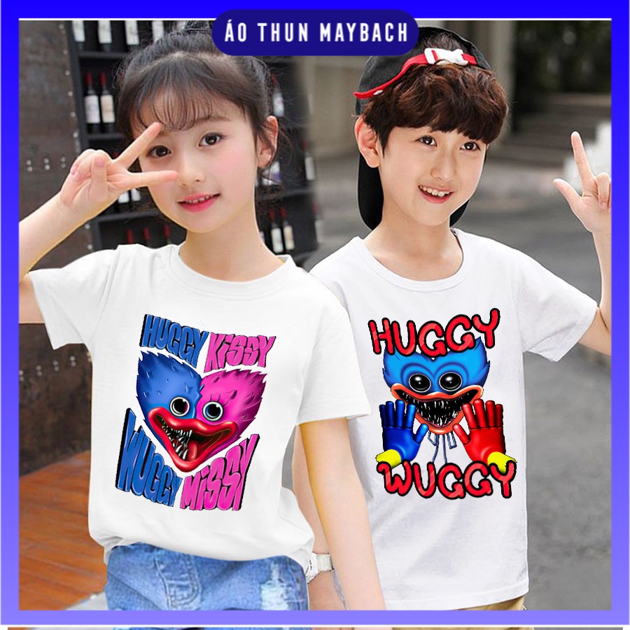 [Many Models] White Poppy Playtime Huggy Wuggy T-shirt for boys and ...