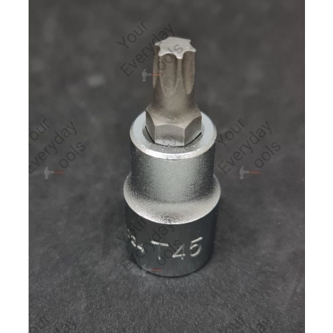 Hans 1/2" Drive Torx Bit Socket 55mm Length T45 (4024-T) | Shopee ...