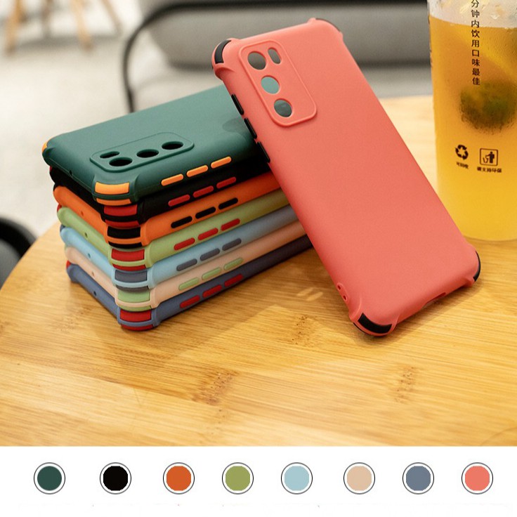 OPPO Colorful silicone Case A15 S A3S/A5/A12E A5S/A7/A12 A53 A33 A32 ...