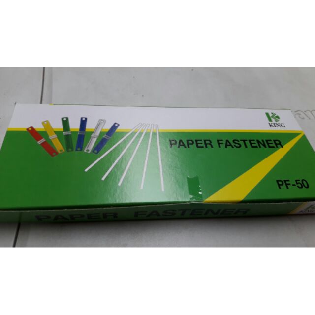 Paper Fastener (Round Head, Metal, Plastic, 8.5 inches) | Shopee ...
