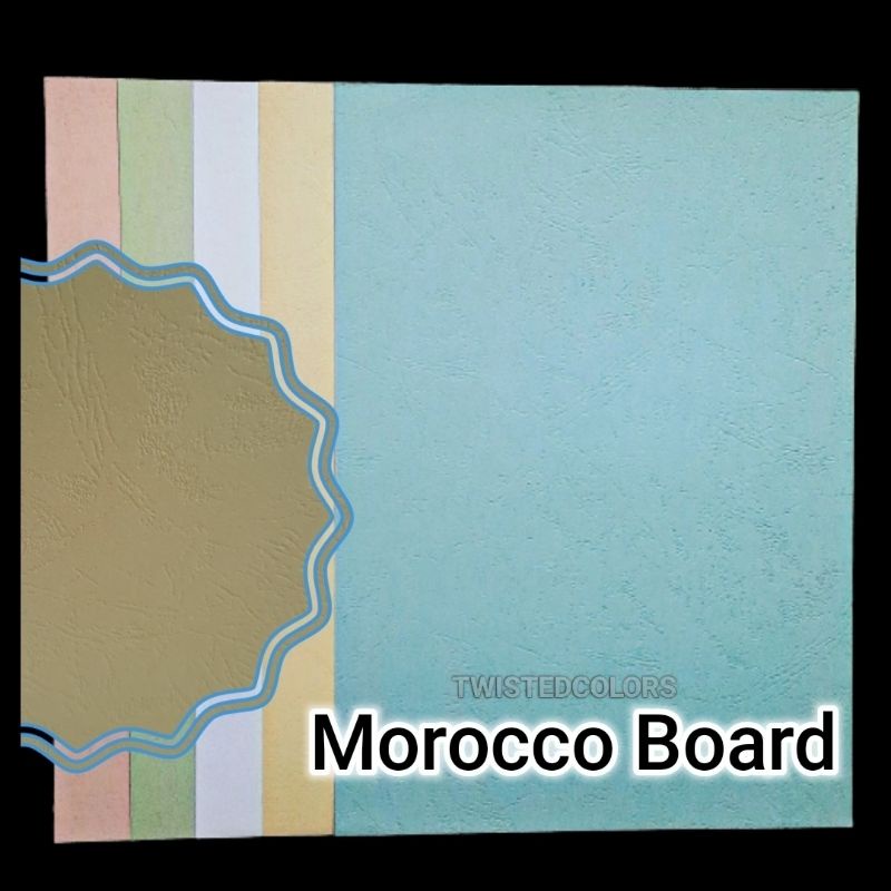 Morocco Board Paper 25 Sheets Single Color Per Pack Texture Paper ...