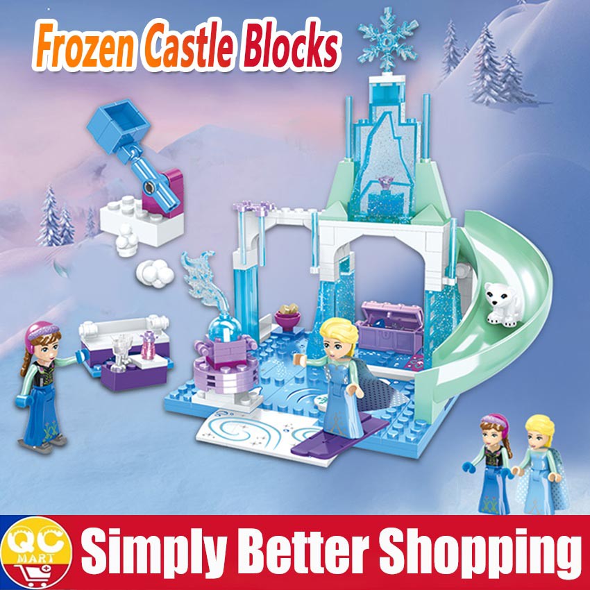 Disney Frozen Princess Aisha Castle Model Set Building Block Assembly ...