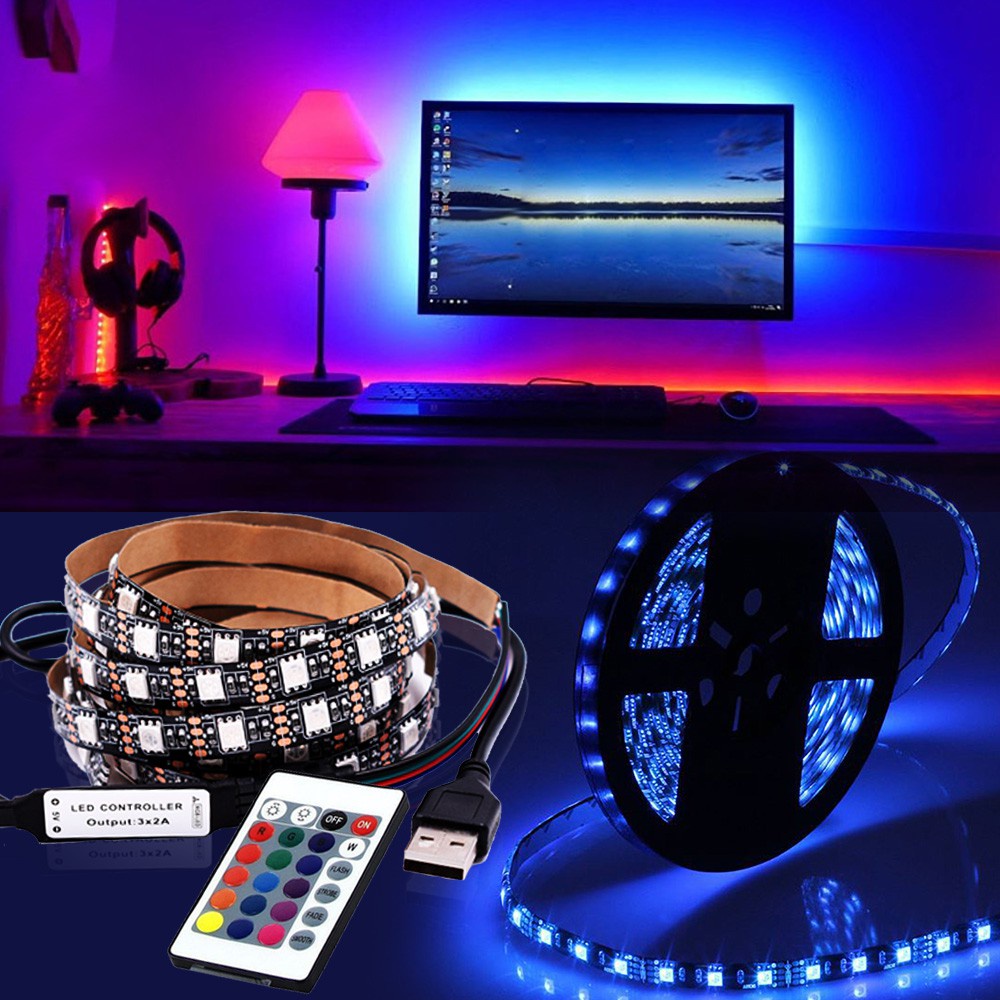 LED Strip Light 5V USB SMD5050 LED TV Background Lighting LED Strip 1M 2M 3M 4M 5M DIY 2835 LED ...