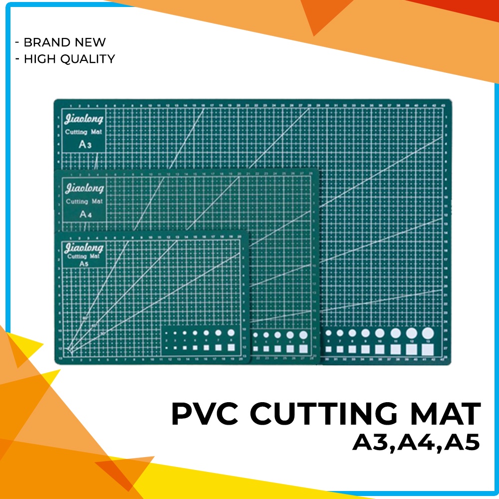 PVC Cutting Mat A3/A4/A5 Size Self Healing Double Sided Cutting Pad ...