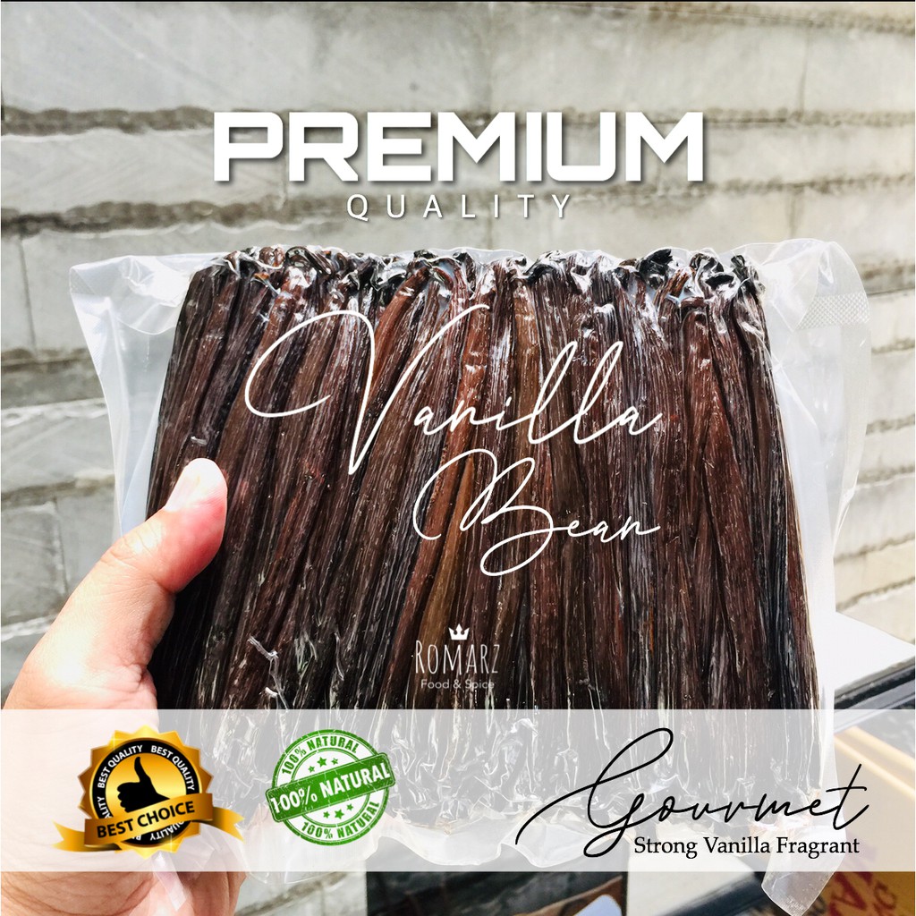 VANILLA BEAN PREMIUM 25gr (Vanilla Seeds) or VANILLA GORMET or VANILLI ...