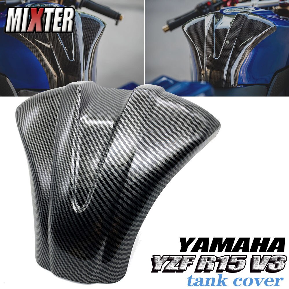 Motorcycle Carbon Fiber Gas Tank Pad Sticker Protector Cover Guard For ...