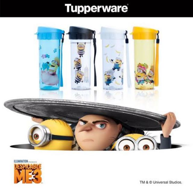 PAUBOS SALE!!!TUPPERWARE MINION FLASK, 380ML | Shopee Philippines