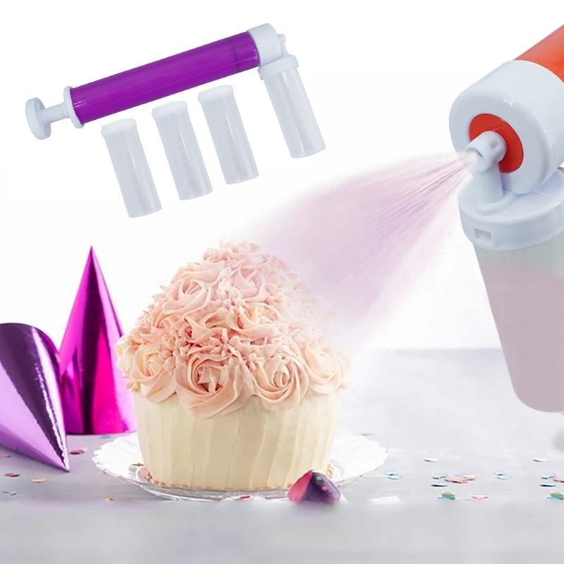 Cake Coloring Duster Cake Manual Airbrush Spray Gun Decorating Spraying ...