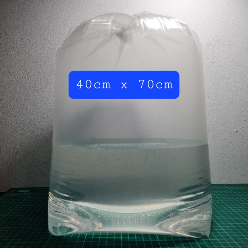 Thick PLASTIC FISH PACKING PREMIUM FISH PLASTIC PE MATERIAL 40X70 cm ...