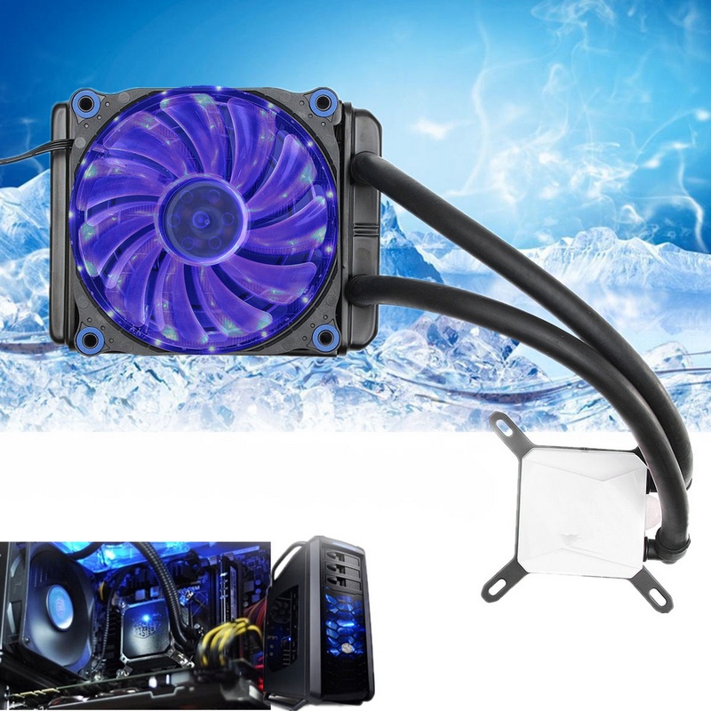 120t 240K Liquid CPU Cooler Fan Radiator Water Liquid Cool System For ...