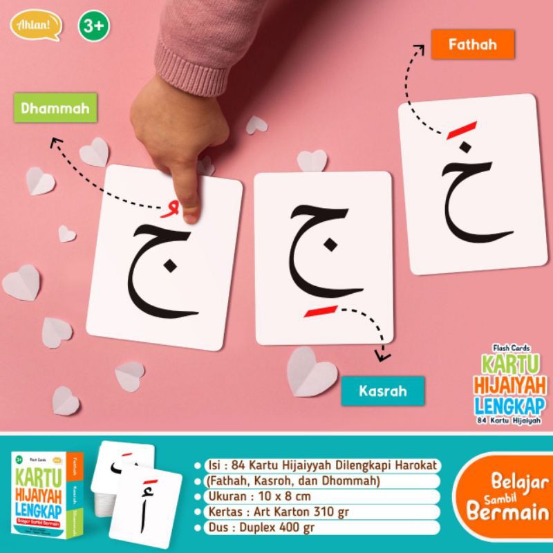 Complete Hijaiyah Card/Hijaiyah Flash Cart/Ahlan | Shopee Philippines