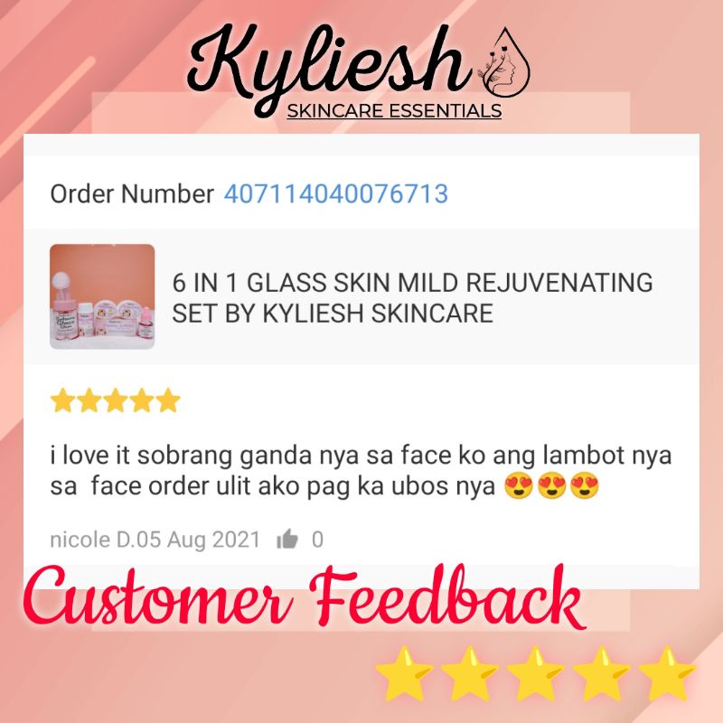 6IN1 MILD REJUVENATING SET BY KYLIESH SKIN | Shopee Philippines