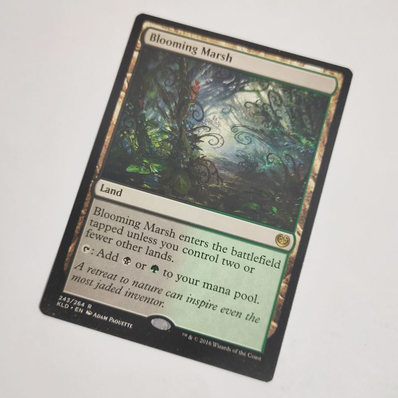 MTG Card BLOOMING MARSH Magic the Gathering Trading Card Game Land ...