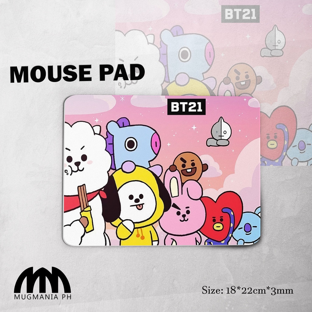 KPOP Mouse Pad - Mugmania - KPOP Character - KPOP Mouse Pad V13 - 18 ...