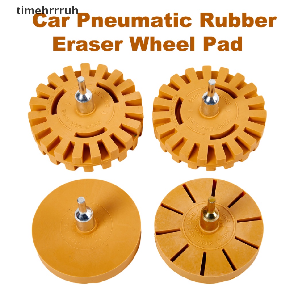 time 8cm/10cm Car Pneumatic Rubber Eraser Wheel Pad Rubber Disk Decal ...