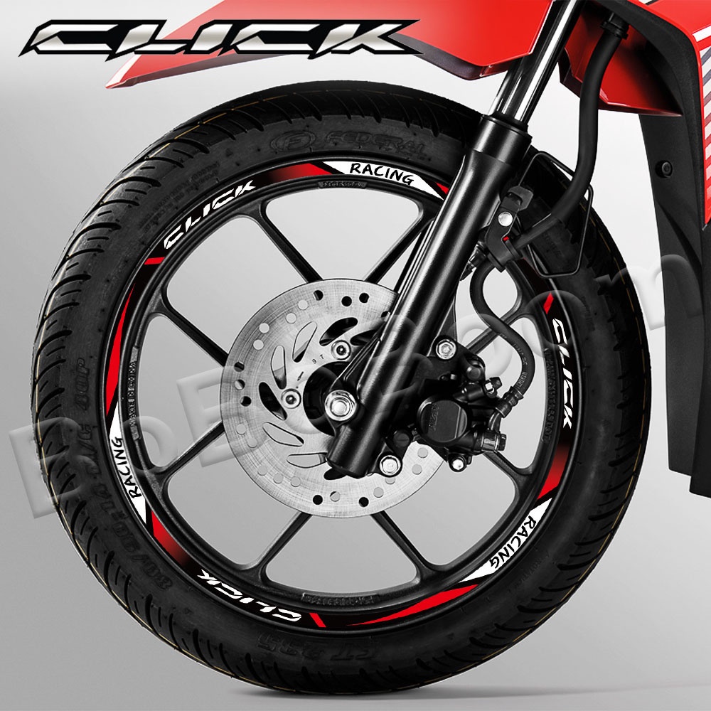 For Honda CLICK 160 160i 125i 150 150i 125 Reflective Motorcycle Wheel ...