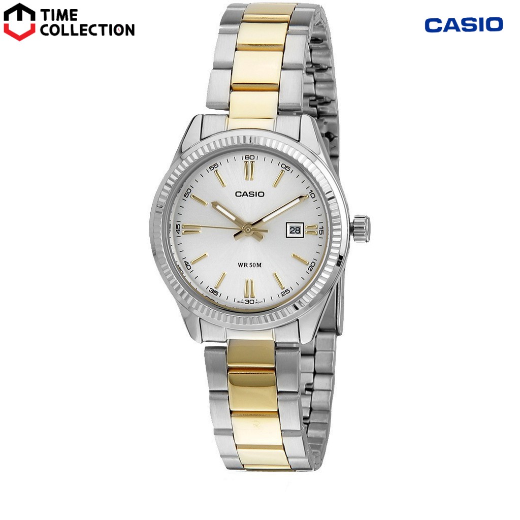 Casio LTP-1302SG-7AVDF Analog Stainless Steel Strap Watch For Women | Shopee Philippines