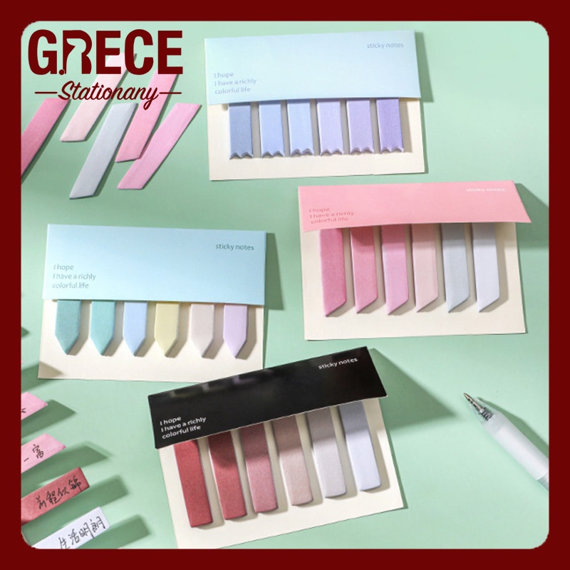 Japan Pastel color palette sticky note 6 colors | Shopee Philippines