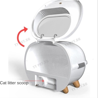 Cat Litter Box Litter Box All Closed Cat Anti-splash Extra Large Toilet ...