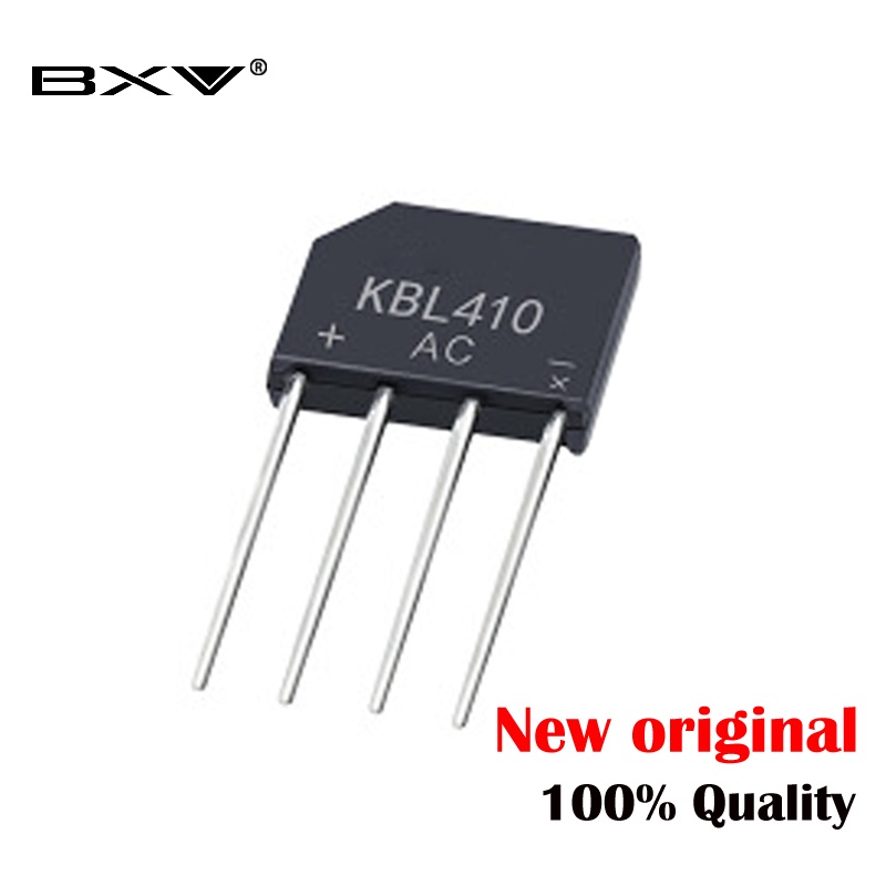 5PCS KBL410 4A 1000V rectifier bridge stack straight plug flat bridge ...