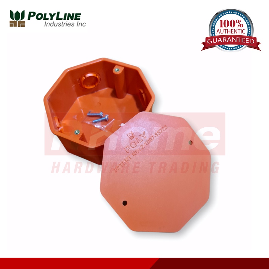 POLY Junction Box Heavy Duty (4 x 4) Housing Cover Receptacle Socket ...