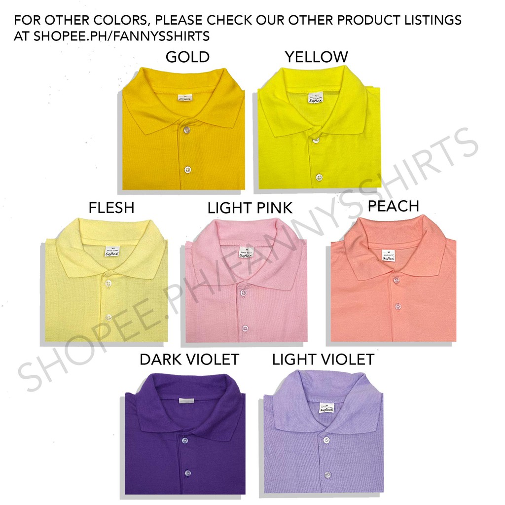 Unisex Plain Polo Shirt | Softex Whistler | Honeycomb | Gold Yellow ...