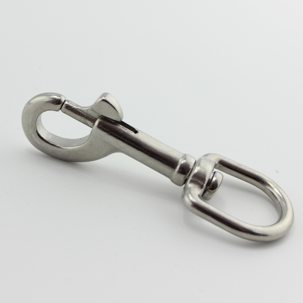 [DNC]** Stainless Steel Dog Chain Eye Oval Ring Swivel Carabiner Dog ...